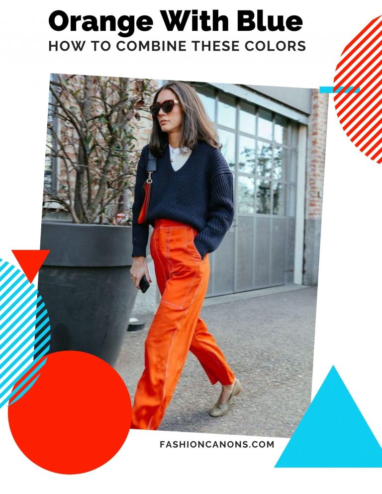 How To Wear Orange And Blue In Women's Outfits 2023 | Fashion Canons